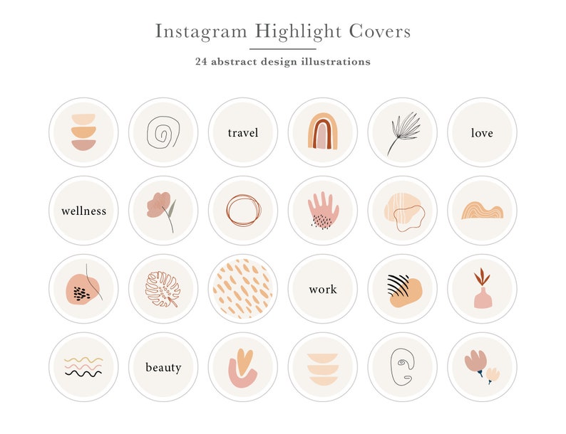 Boho Lifestyle Instagram Highlight Covers Bohemian Instagram - Etsy
