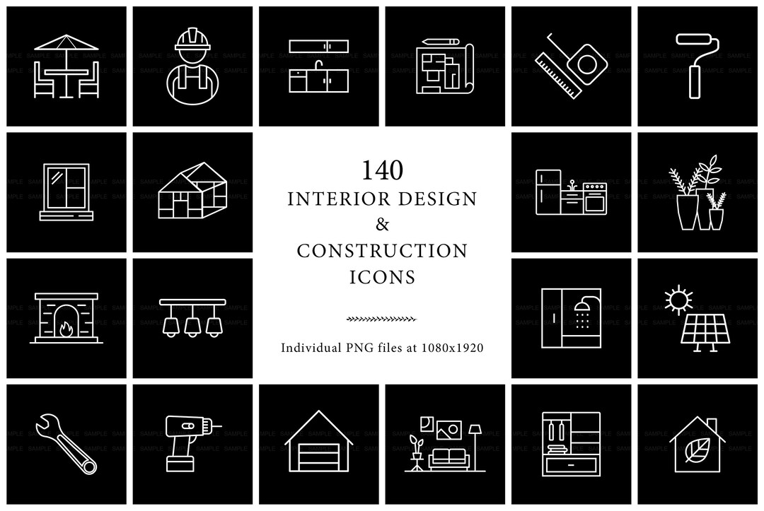 140 Interior Design, Real Estate Icons, Home Decor, Remodeling ...