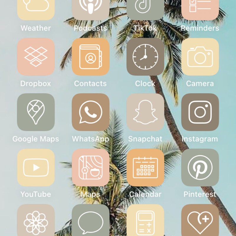 Ios 14 Icons - Etsy