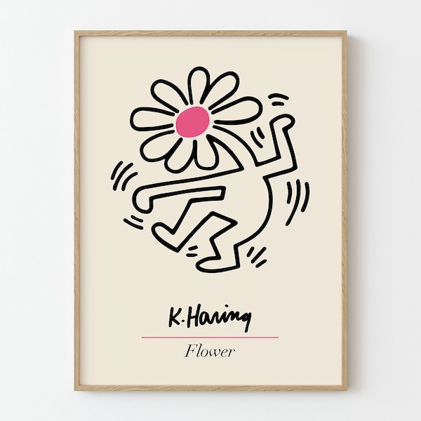 Keith Haring Poster - Etsy