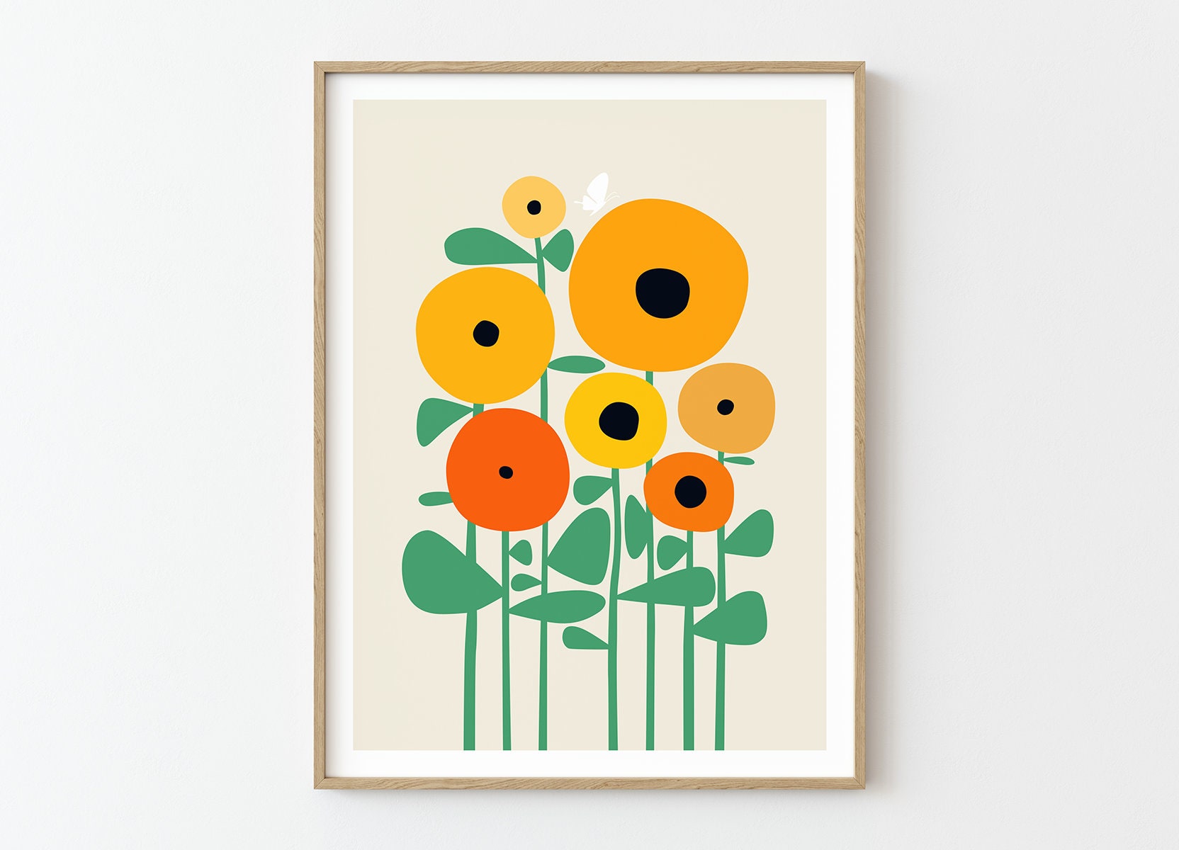 Bloom Floral Poster, Flower Poster, Printable Wall Art, Modern Wall ...