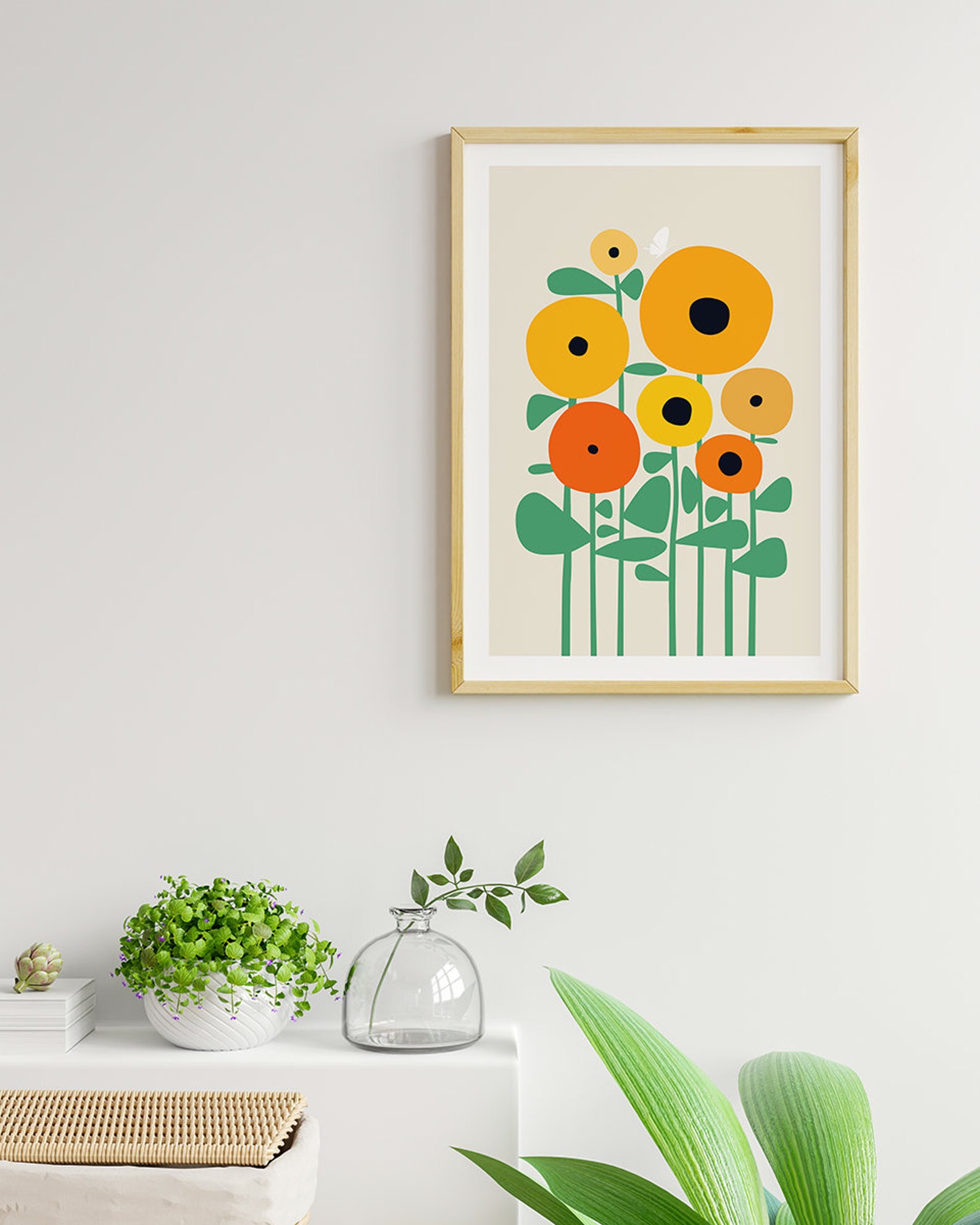 Bloom Floral Poster, Flower Poster, Printable Wall Art, Modern Wall ...