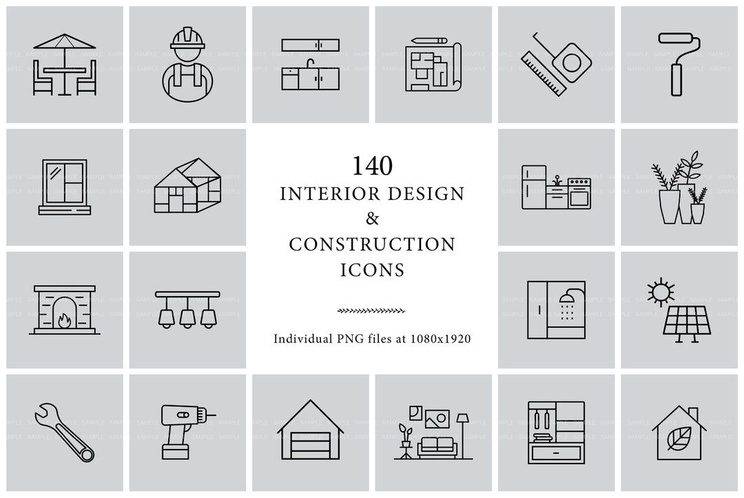 140 Interior Design, Real Estate Icons, Home Decor, Remodeling ...