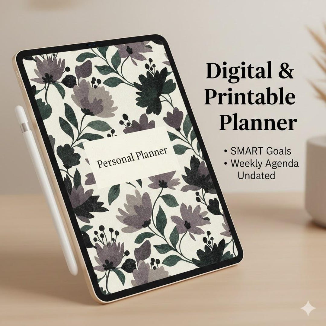 2026 Goal Setting Planner | SMART Goals Template Life Organizer ...