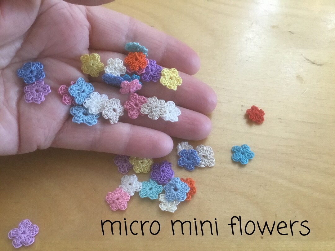 Micro Mini Flowers! Package of Ten - Etsy
