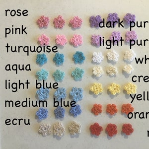 Micro Mini Flowers! Package of Ten - Etsy