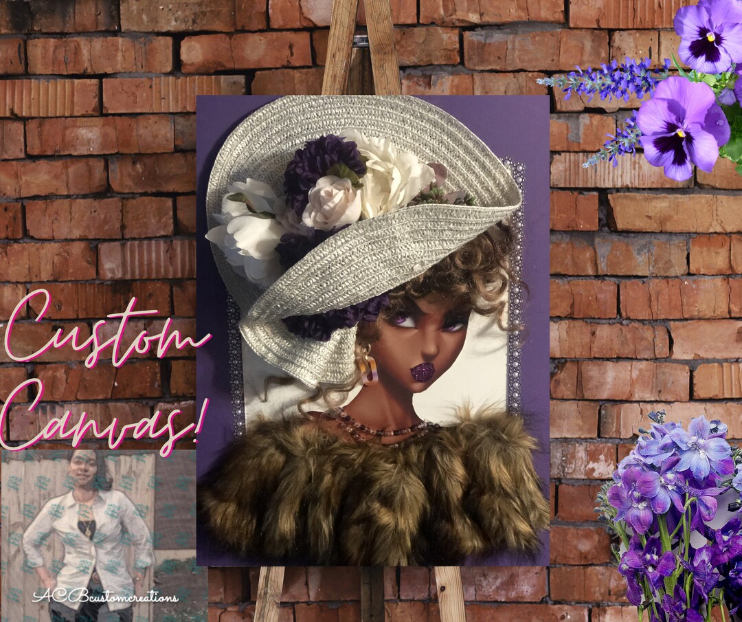 3D Diva Photo Canvas Decor, African Decor, Black History Decor, Diva ...