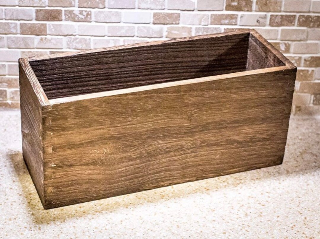 Wood Table-top Organizer Box - Etsy