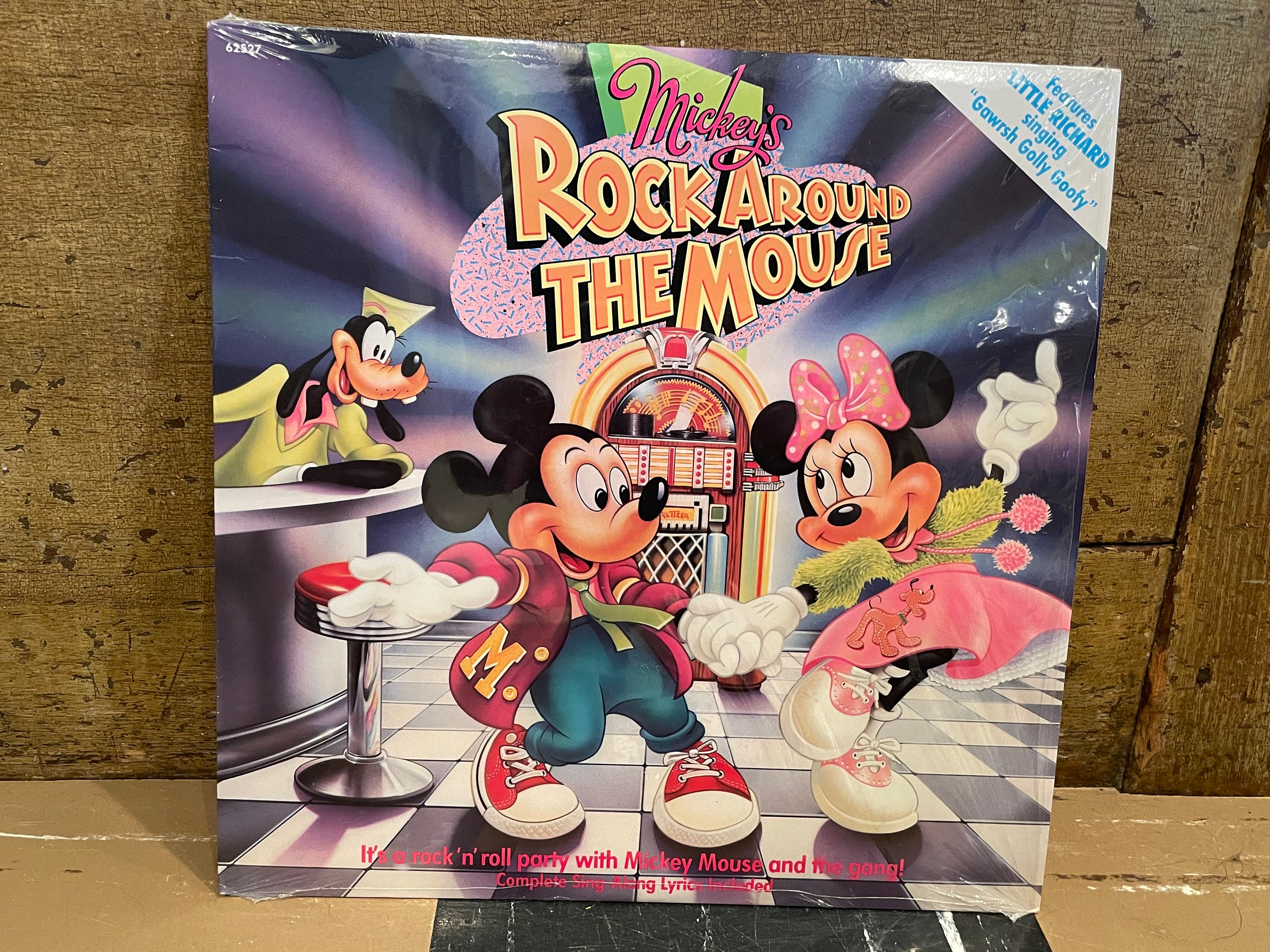 Mickey Mouse Rock Alrededor del disco de vinilo de ratón | Etsy
