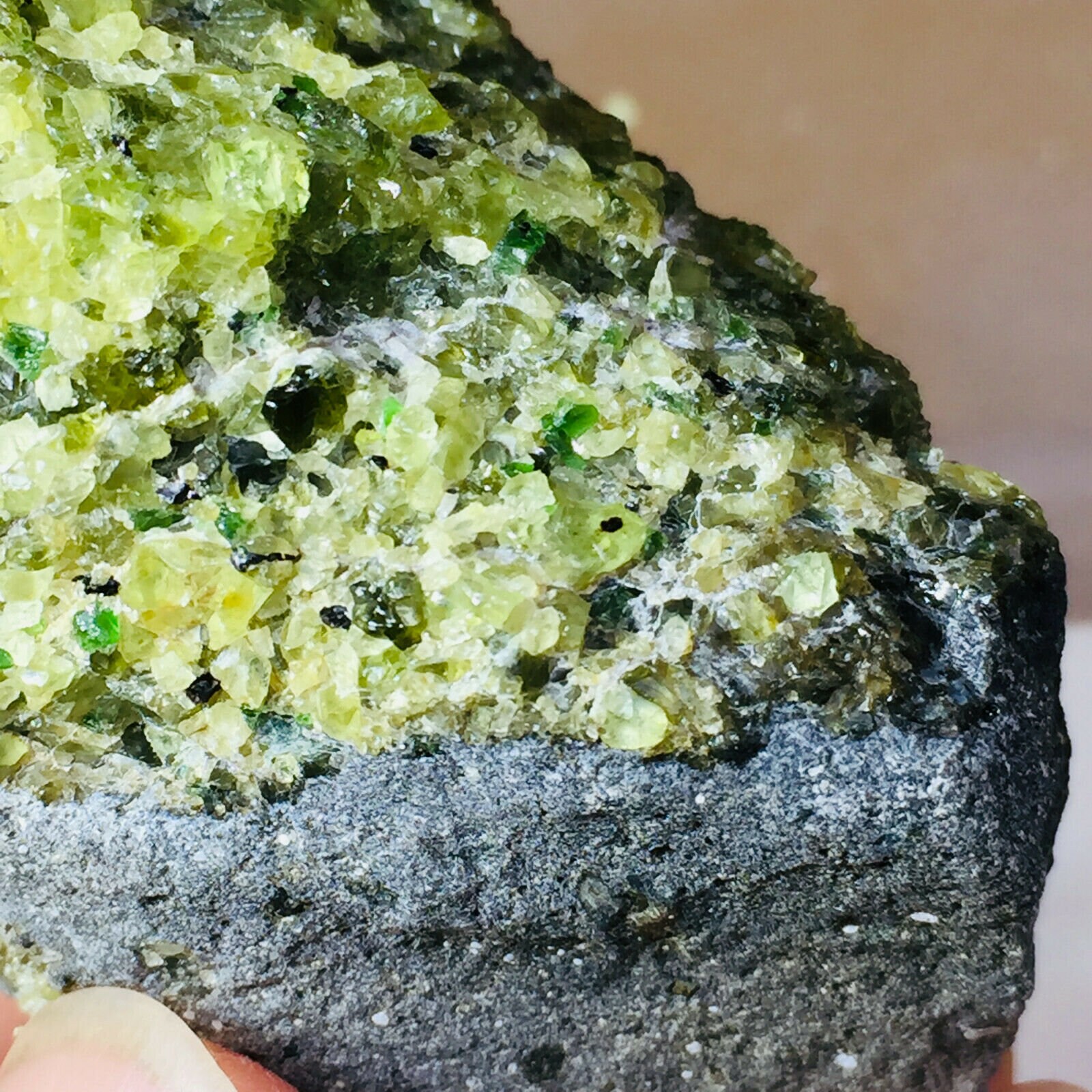 Green Olivine Crystal Basalt 89g Natural Green Olivine | Etsy