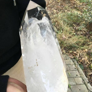 6200g Large Clear Natural Beautiful White QUARTZ Crystal Cluster ...