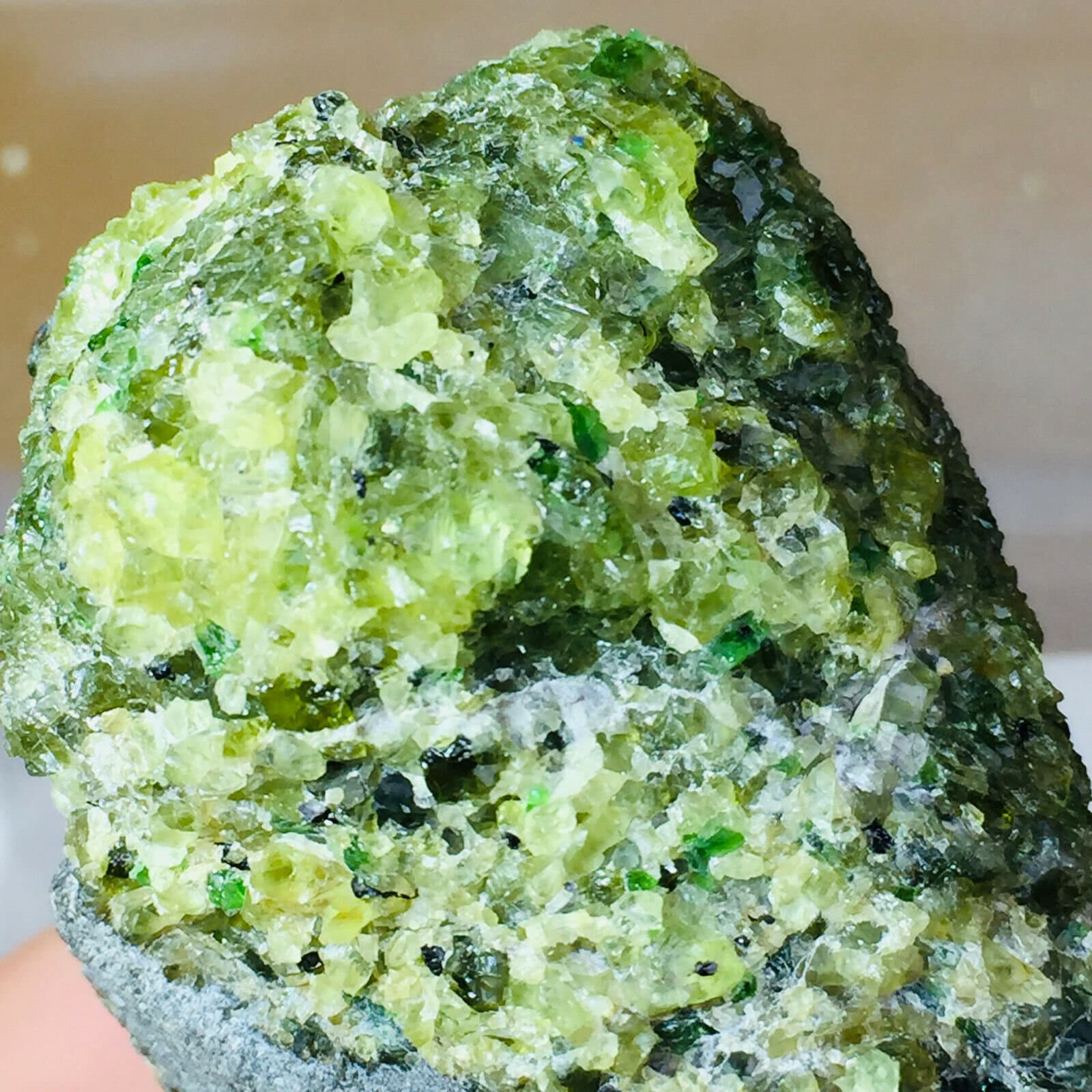 Green Olivine Crystal Basalt 89g Natural Green Olivine | Etsy