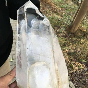 6200g Large Clear Natural Beautiful White QUARTZ Crystal Cluster ...