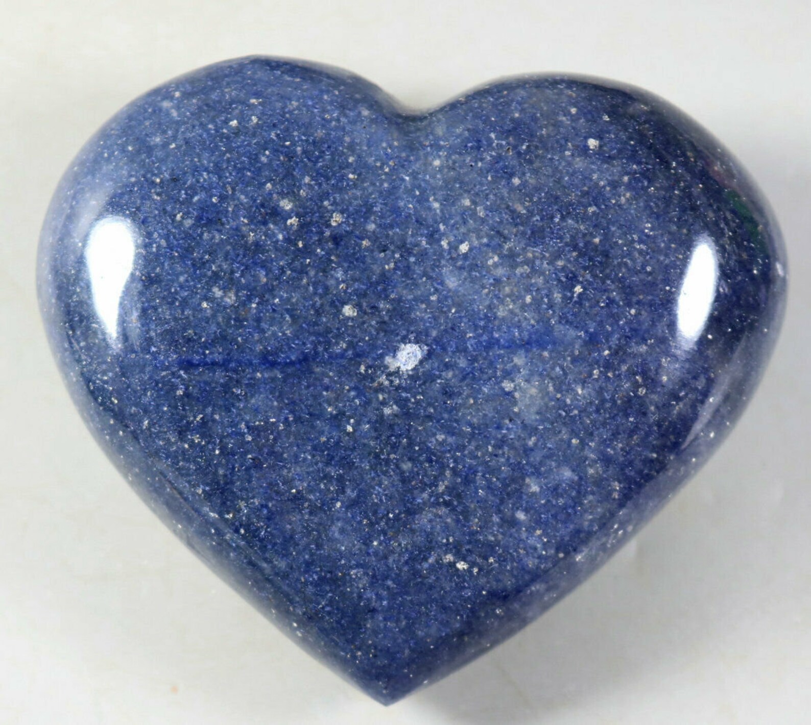262g Polished Blue Sandstone Heart Shape Quartz Crystal - Etsy
