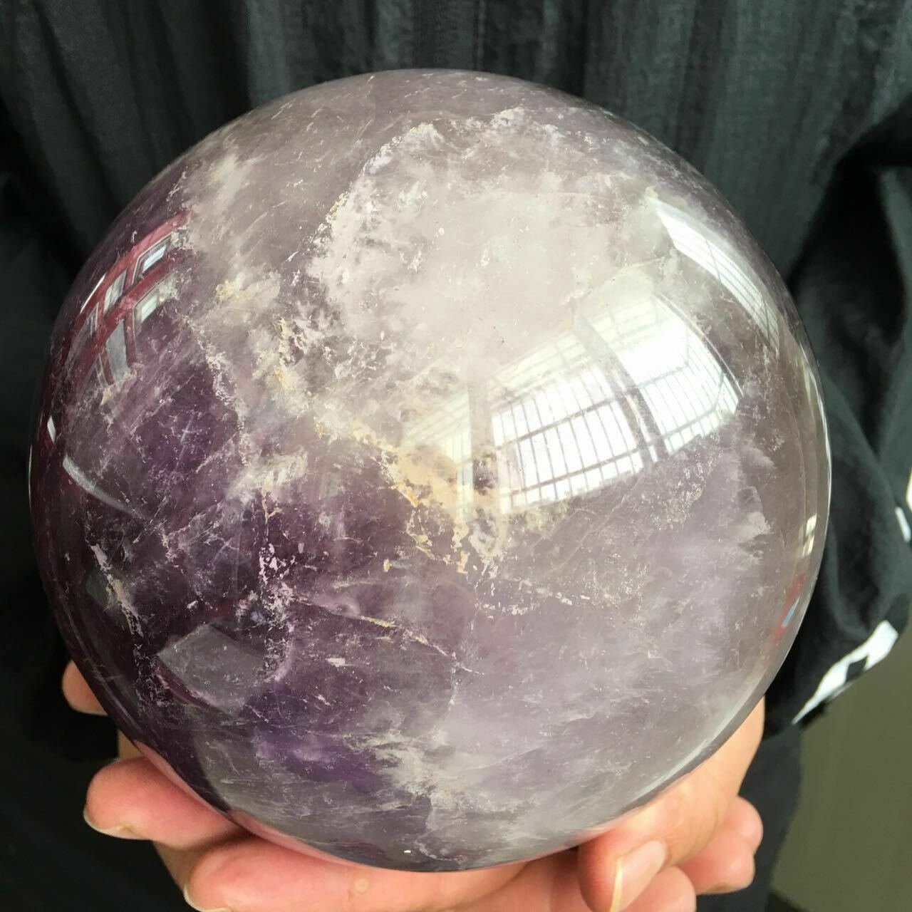 3460g Large Natural Amethyst Sphere Quartz Crystal Ball | Etsy