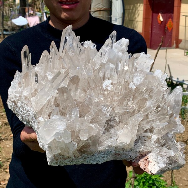 Giant Crystal Cluster - Etsy