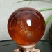 823g Natural Clear Orange Calcite Crystal Ball Gem Magic Ball - Etsy