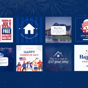 10 Real Estate 4th of July Posts | Holiday Instagram Posts for Real ...