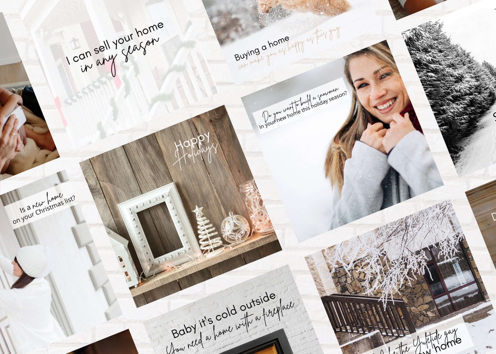 15 Real Estate Christmas Posts Holiday Instagram & Facebook Posts for ...