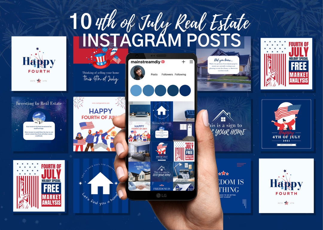 10 Real Estate 4th of July Posts | Holiday Instagram Posts for Real ...