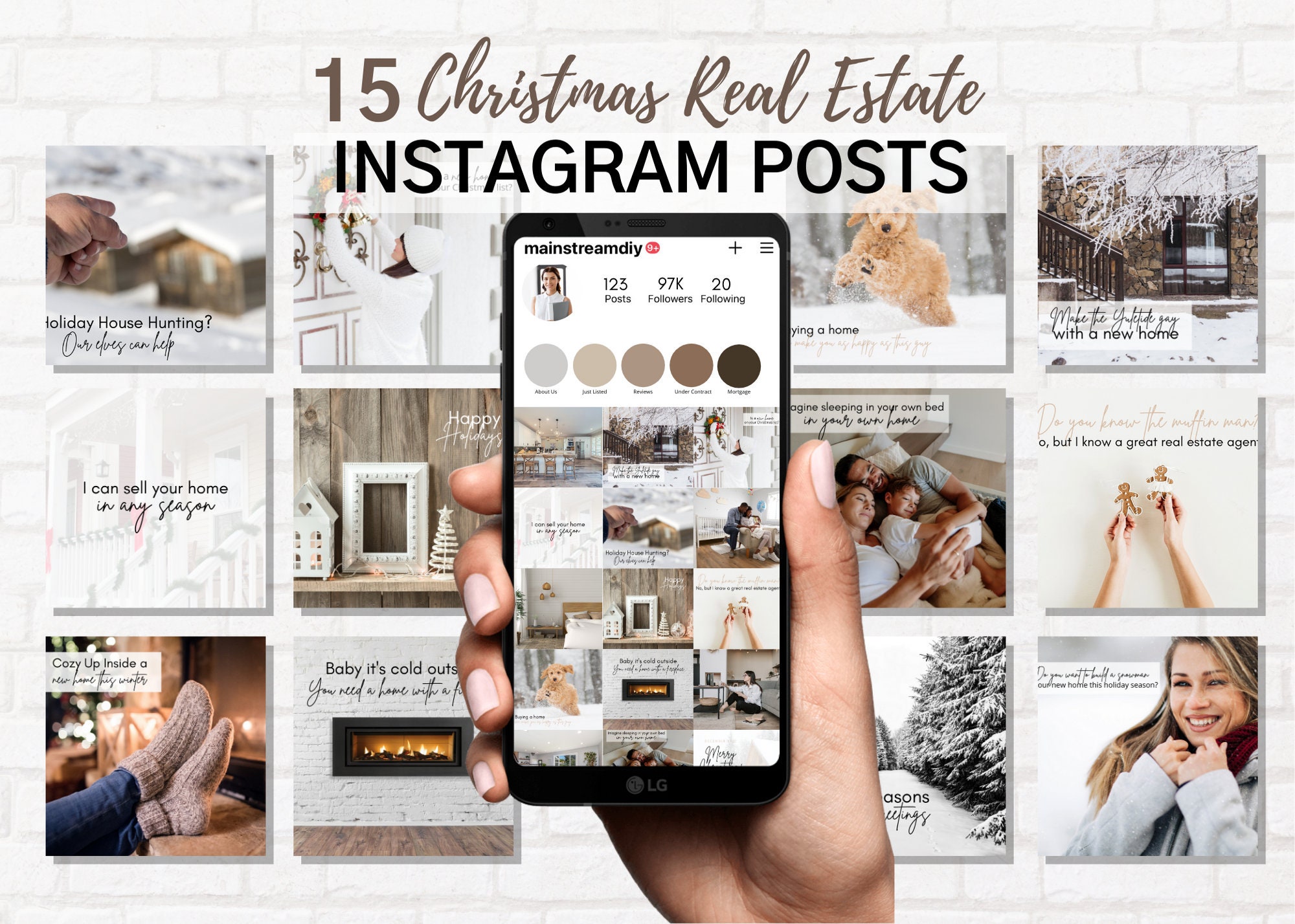 15 Real Estate Christmas Posts Holiday Instagram & Facebook Posts for ...