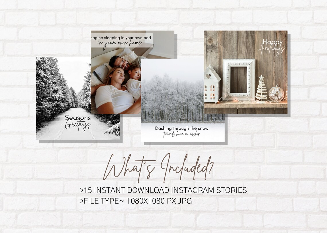 15 Real Estate Christmas Posts Holiday Instagram & Facebook Posts for ...