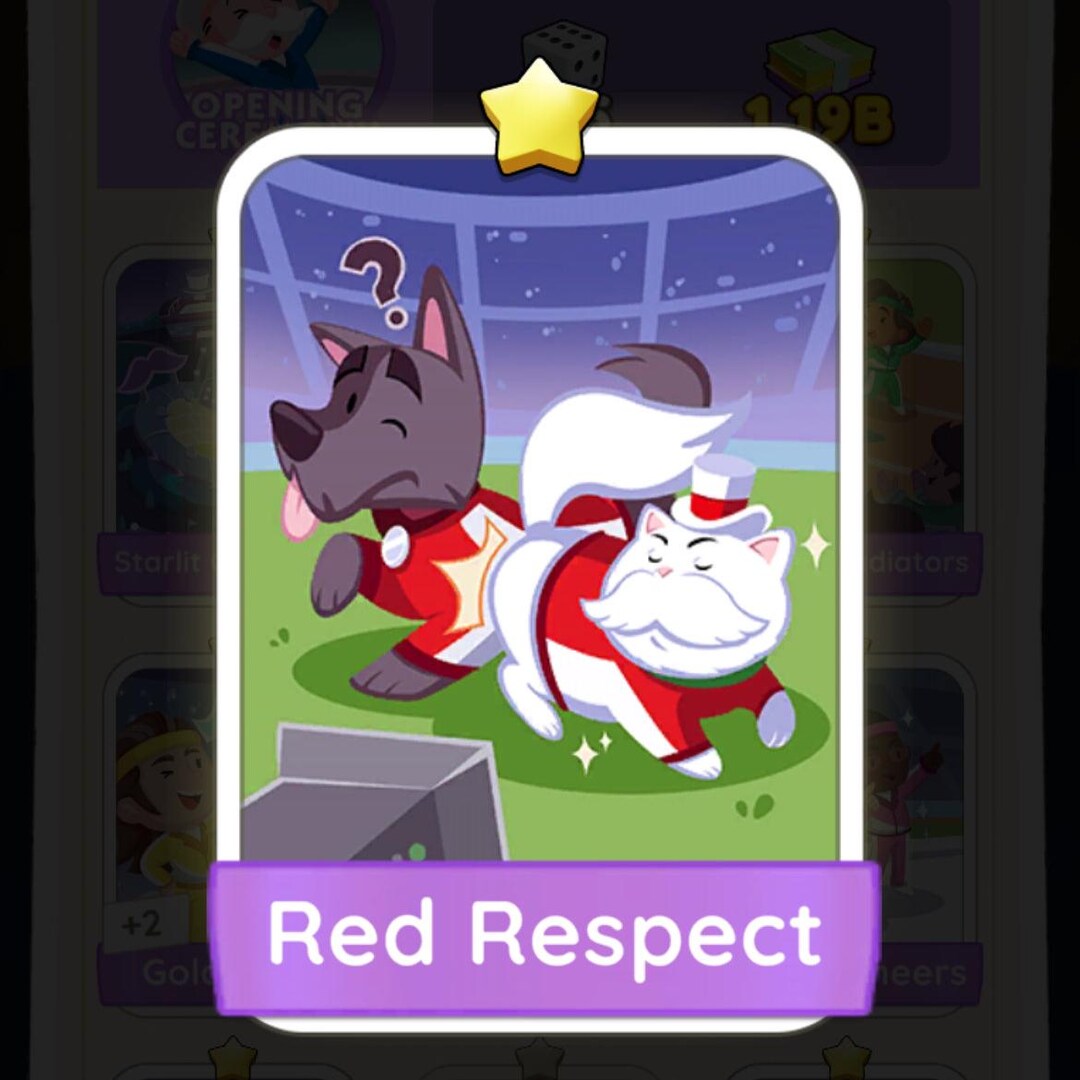 Red Respect Monopoly Go Monopoly Games Sticker - Etsy
