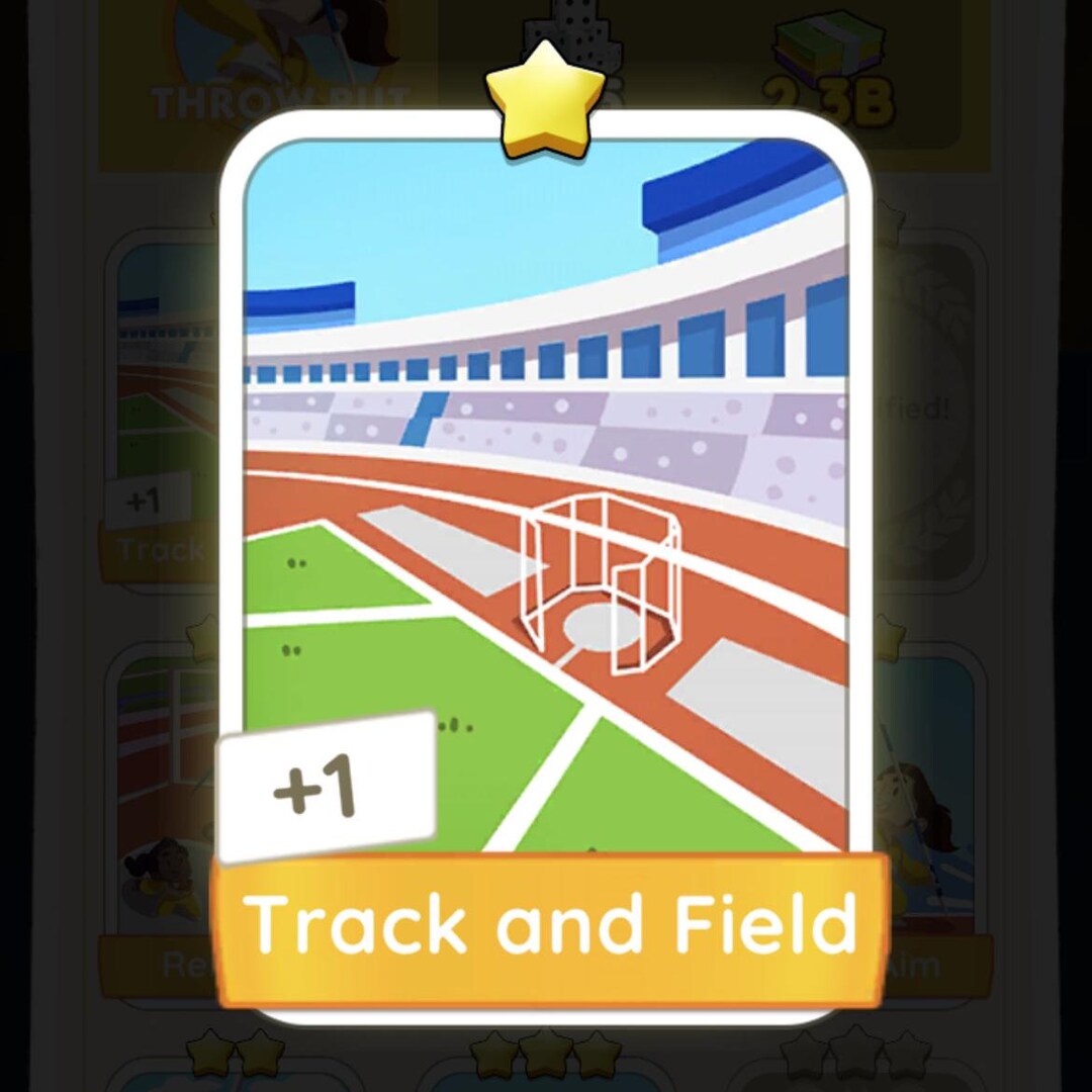 Track and Field Monopoly Go Monopoly Games Sticker - Etsy