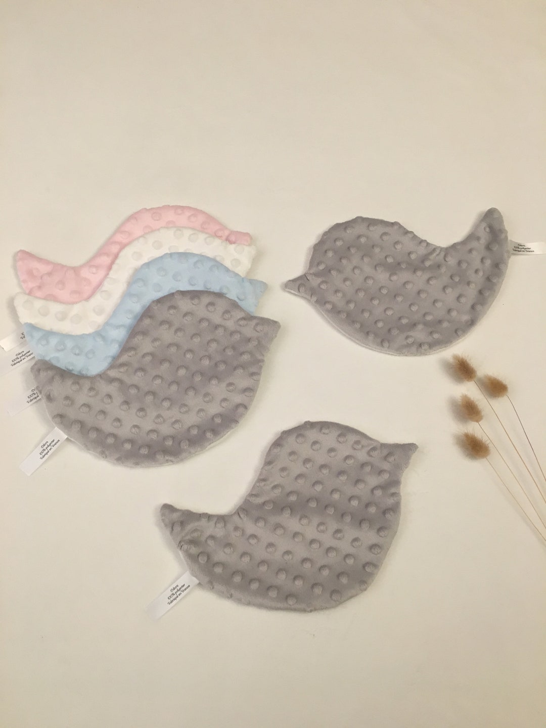 Doudou Grey Bird - Etsy