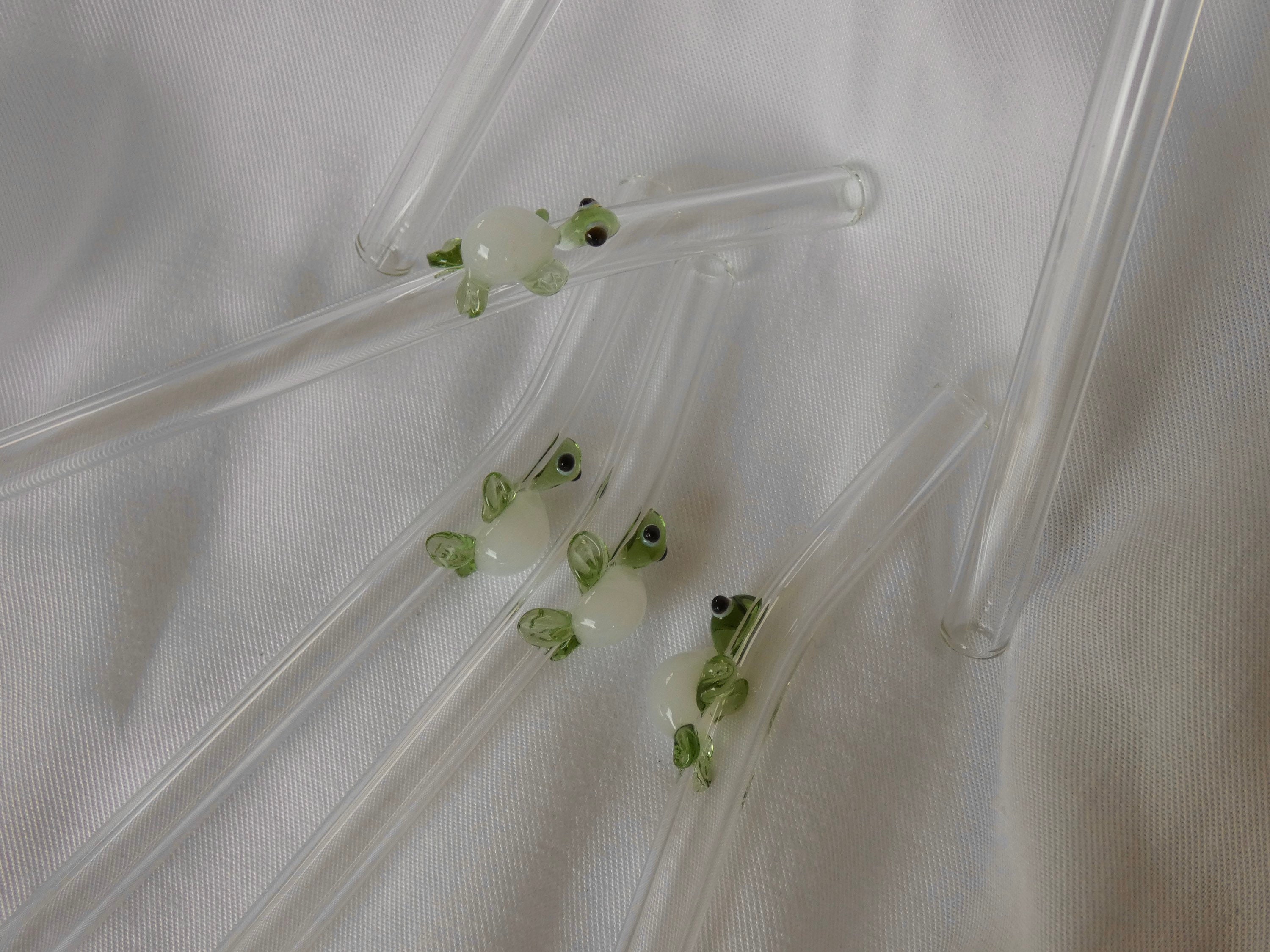 Glass Turtle Straw - Etsy UK
