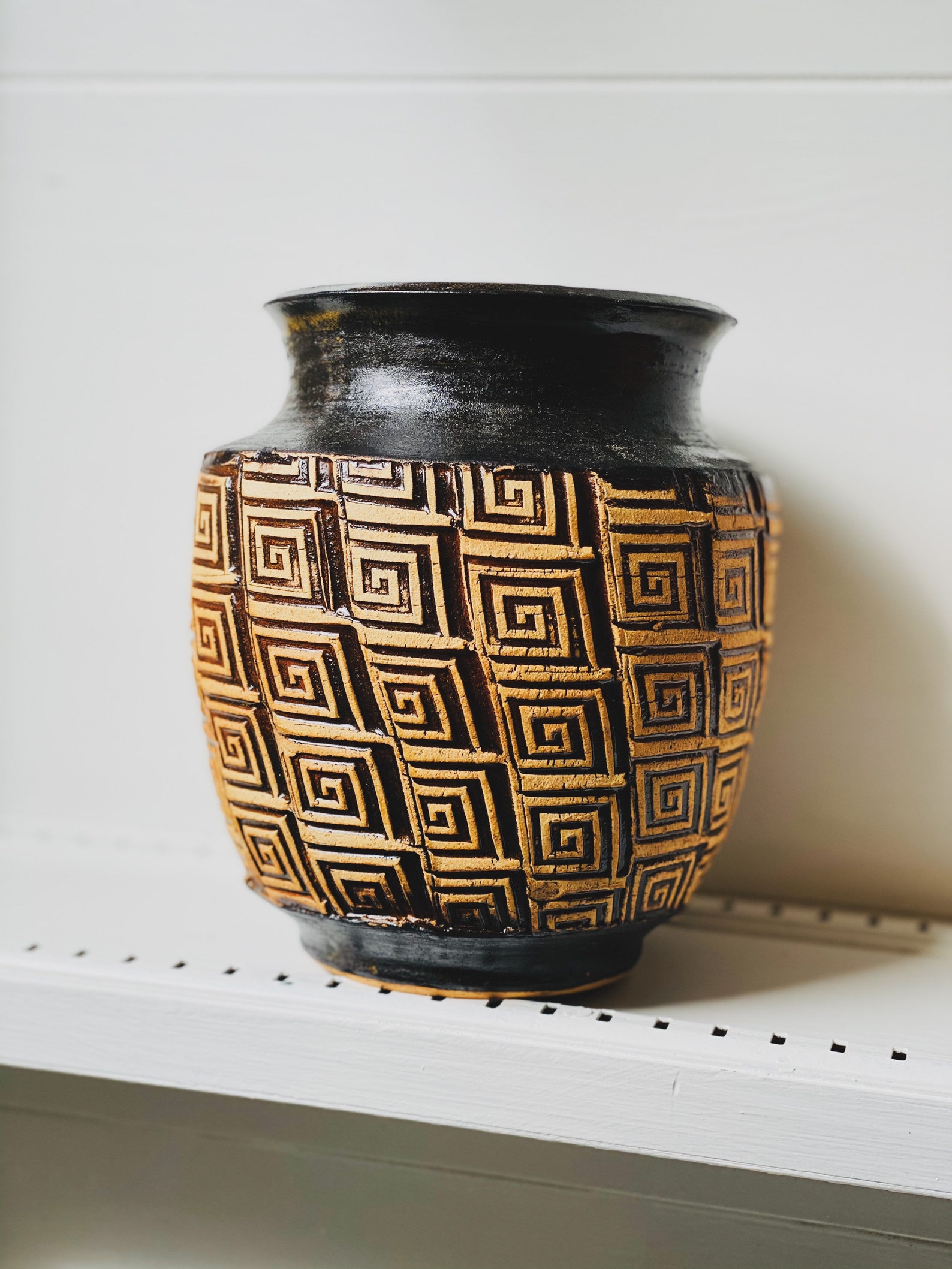 Mid Century Modern inspired Ceramic Table Vase Handmade | Etsy