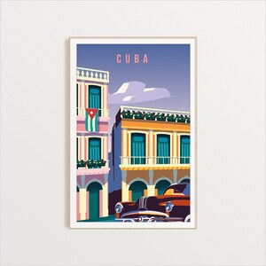 Cuba Country Poster Art, City Wall Art, Country Art, Country Poster ...