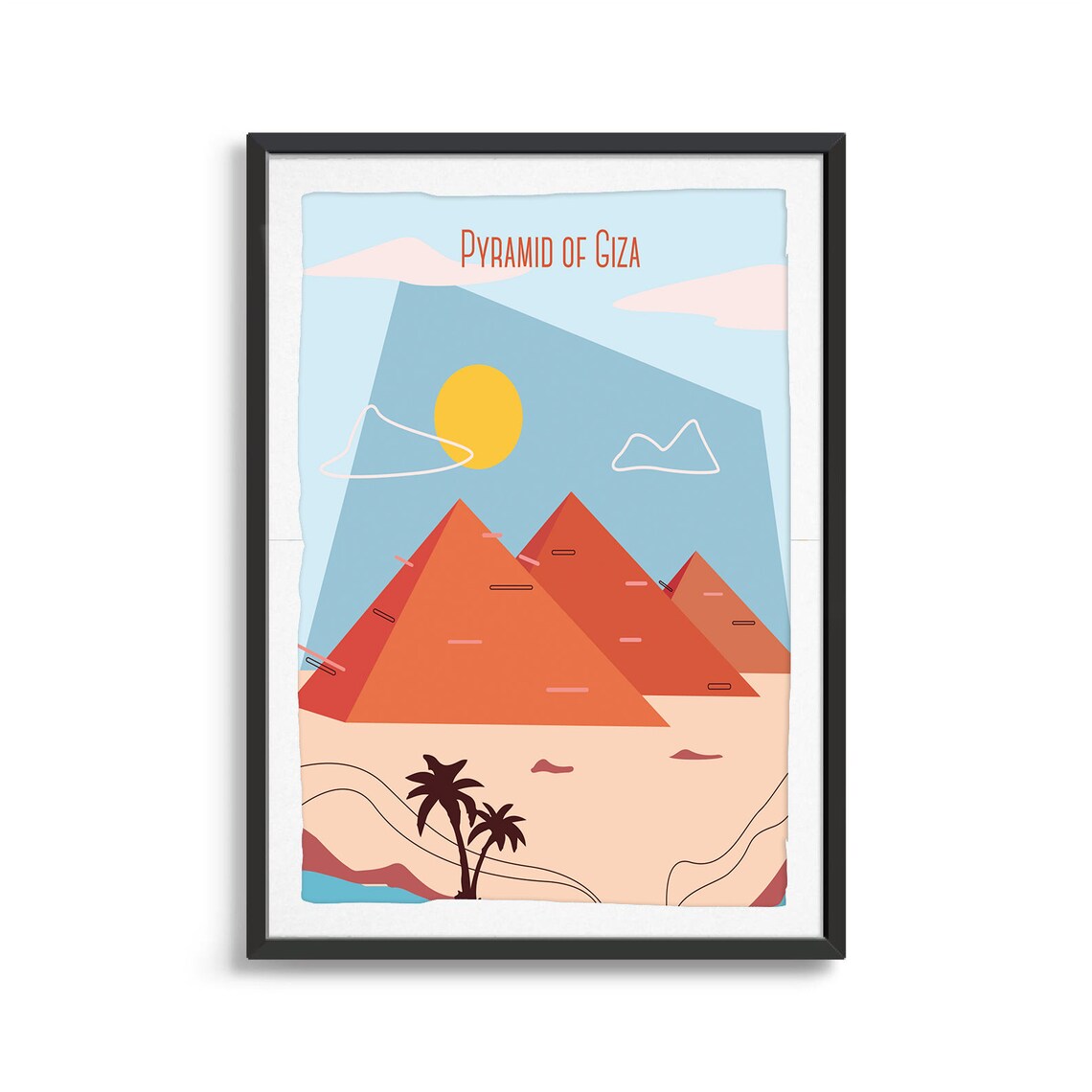 The Seven Wonders of the Ancient World Poster Art 7 Wonders | Etsy