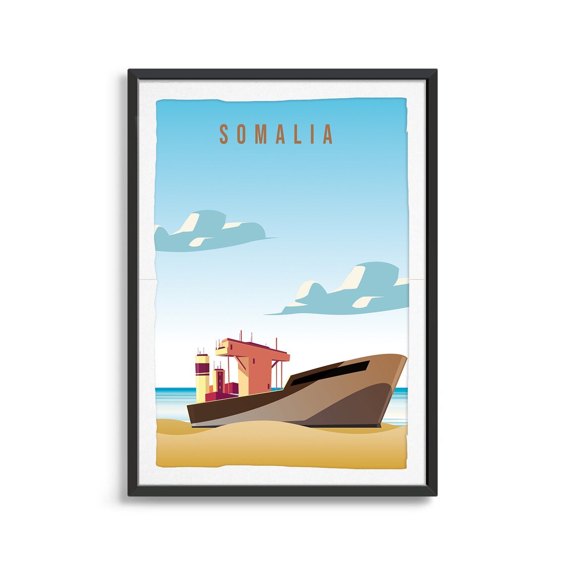 Somalia Country Poster Country Art Country Wall Art Country - Etsy