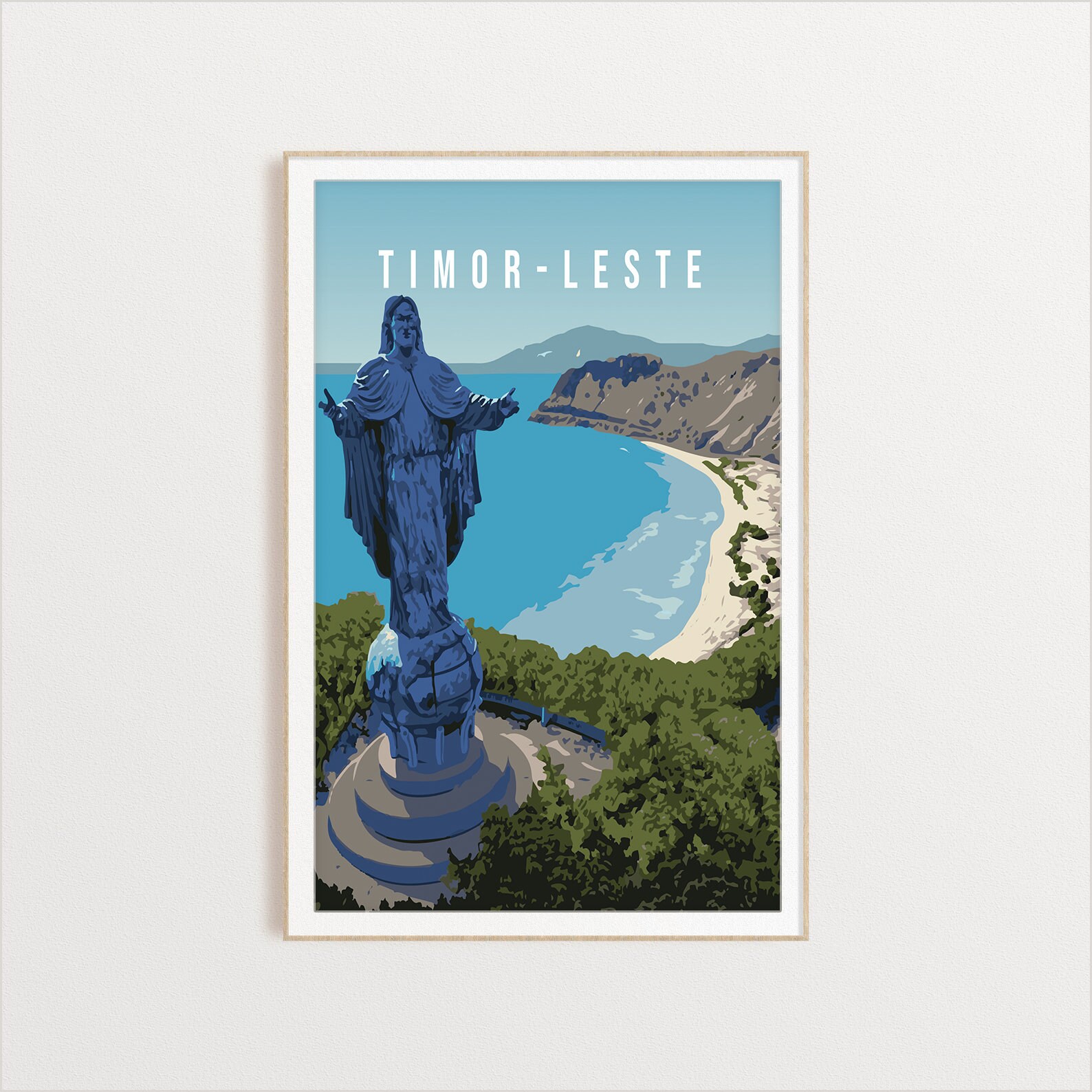 Timor-leste Country Poster Country Art Country Wall Art - Etsy