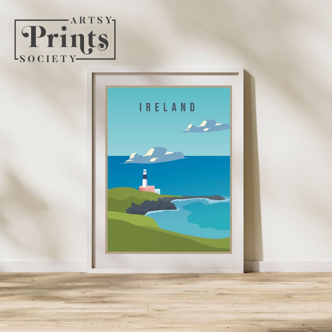 Ireland Country Poster Art, City Wall Art, Country Art, Country Poster ...