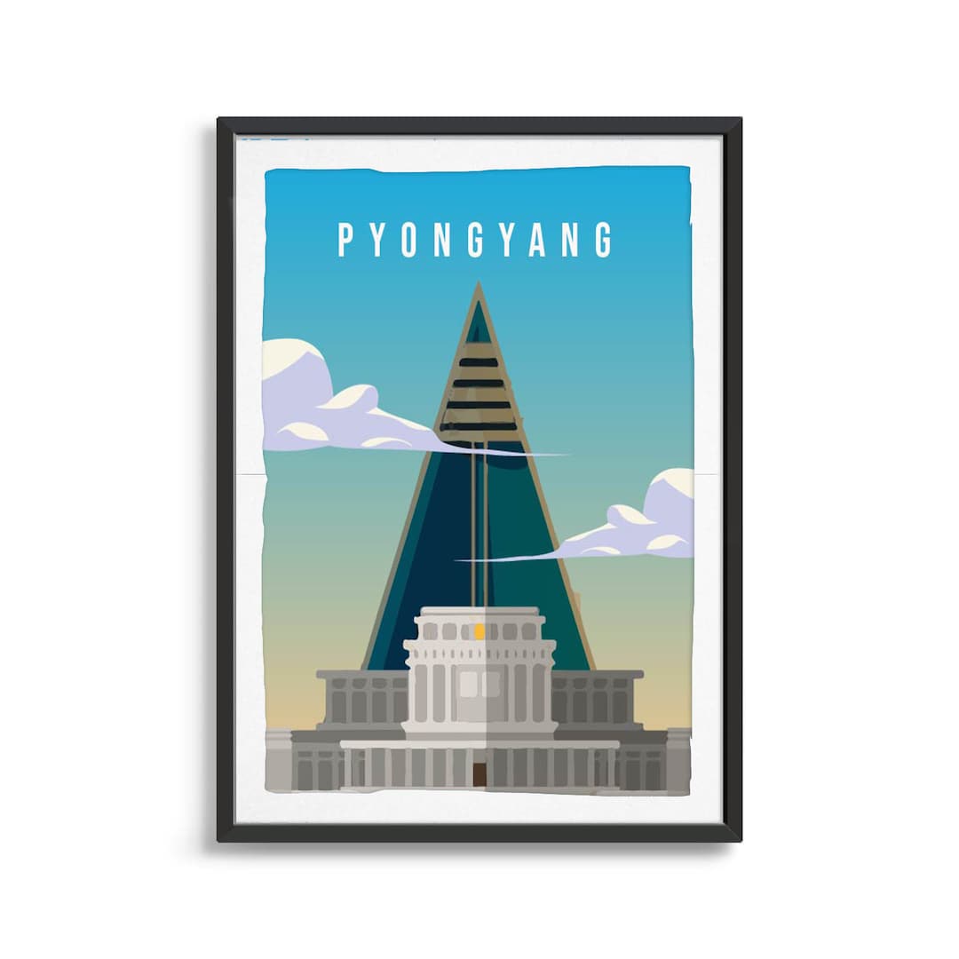 Pyongyang City Poster, City Art, City Wall Art, City Print, City Poster ...