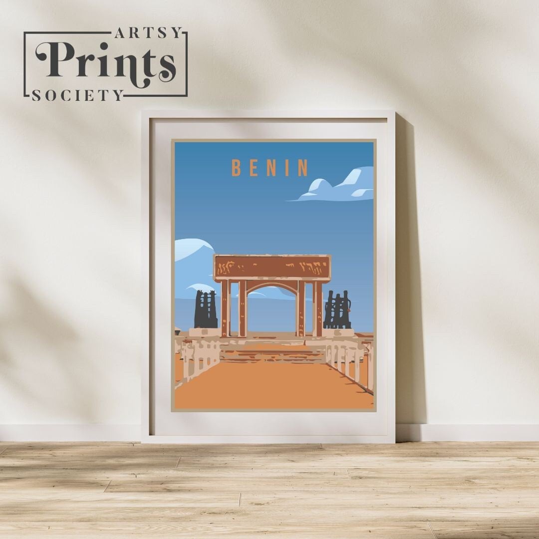 Benin Country Poster, Country Art, Country Wall Art, Country Print ...
