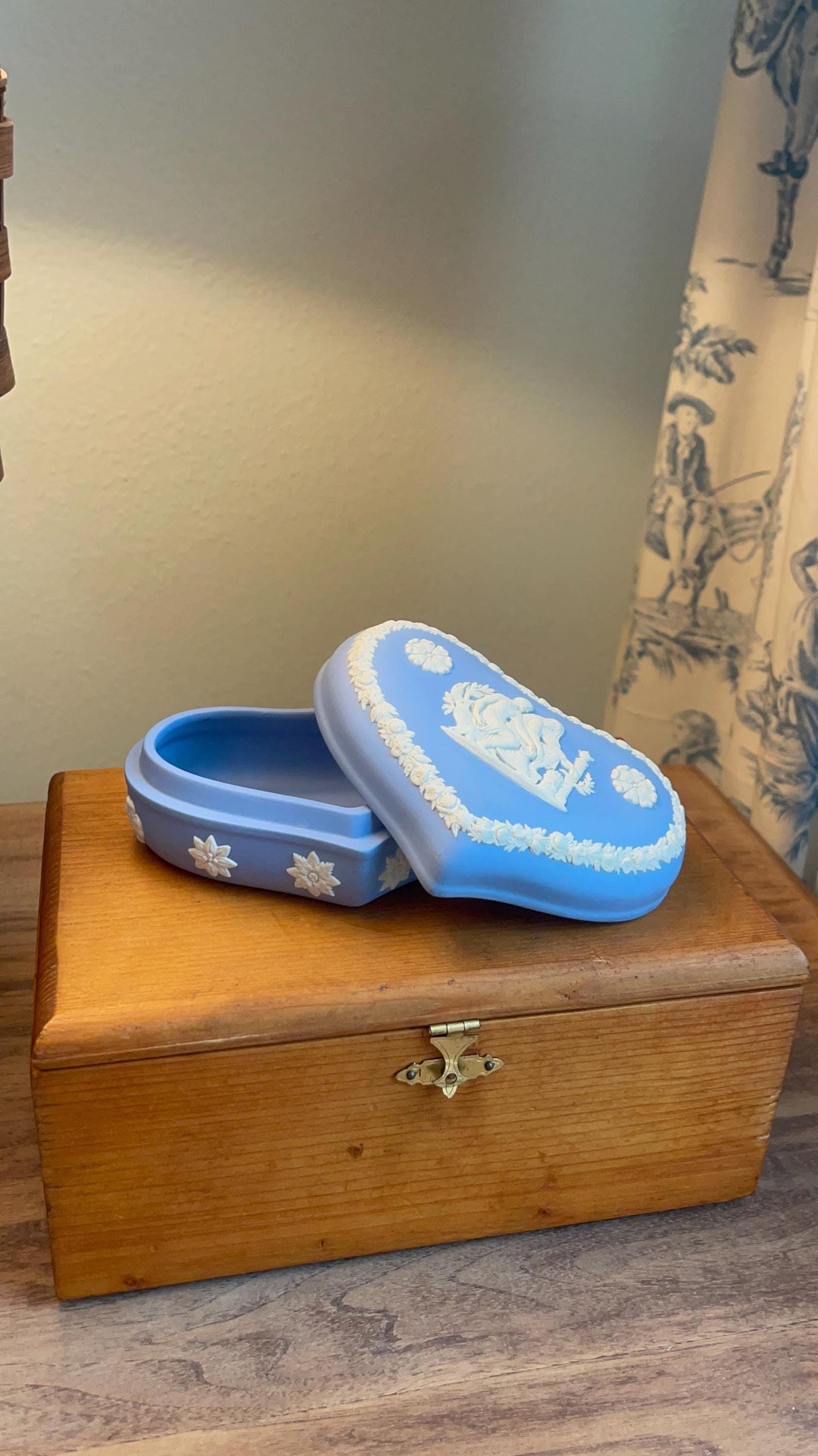 Blue Jasperware Wedgwood Blue Box - Etsy