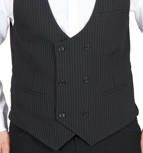 Black and White Striped Vest - Etsy