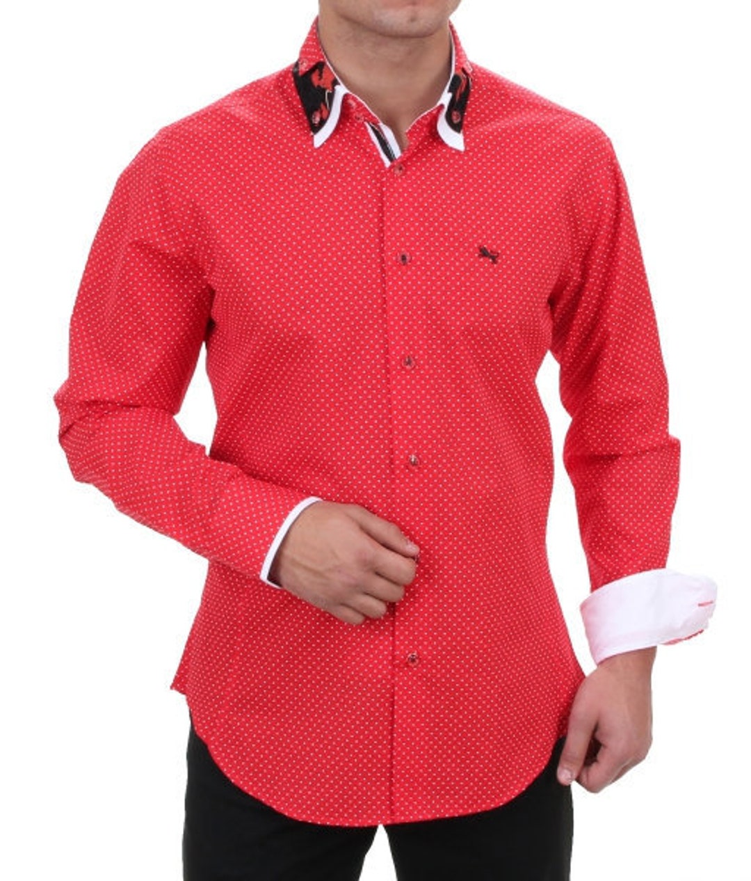 Triple Collar Shirt - Etsy