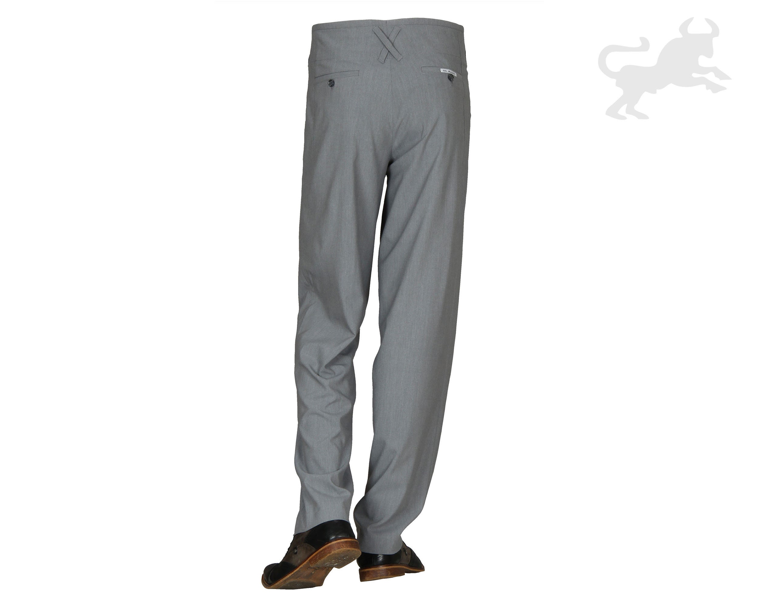 Pleated Pants in Gray Model Boogie Retro Vintage Style - Etsy