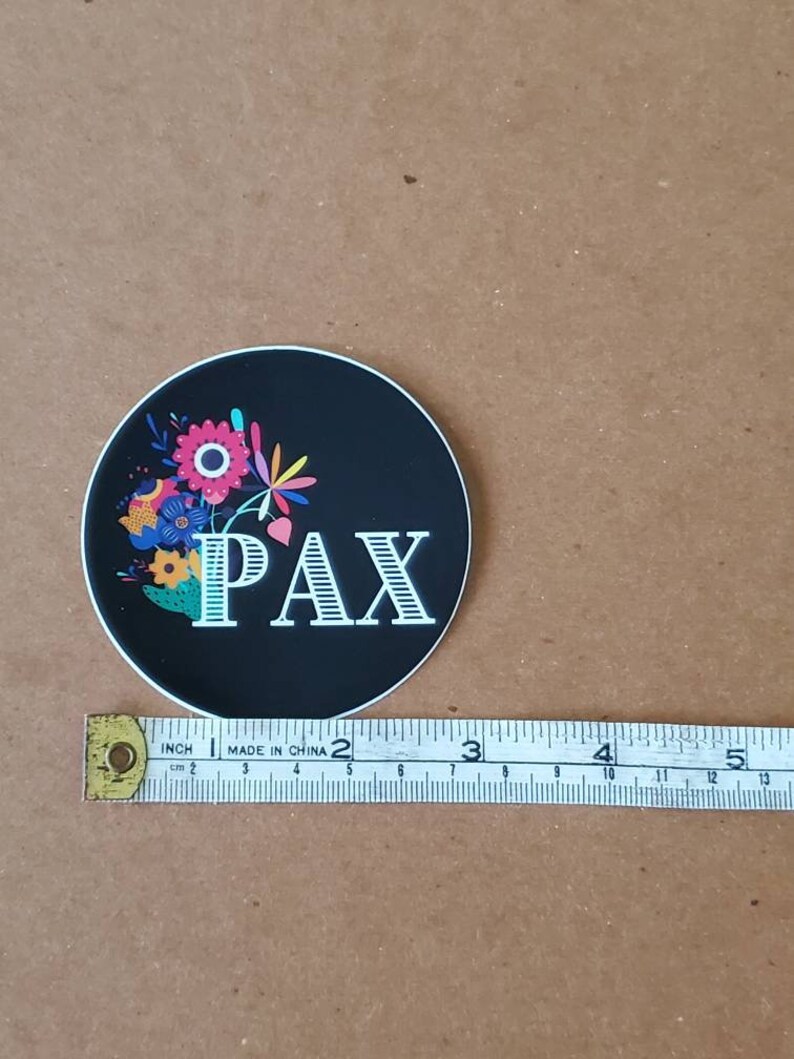 Pax Vinyl Catholic Sticker Water Bottle Laptop Bible Cell - Etsy