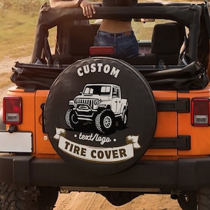 Custom Spare Tire Cover Waterproof Dust-proof Fit for All Vehicles ...
