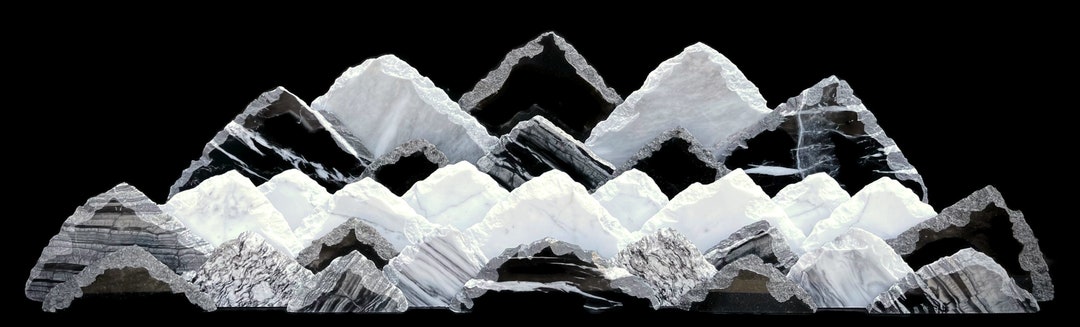 Examples of SOLD Custom Mountainscapes...part 1 of 3. Mountains, Mantel ...