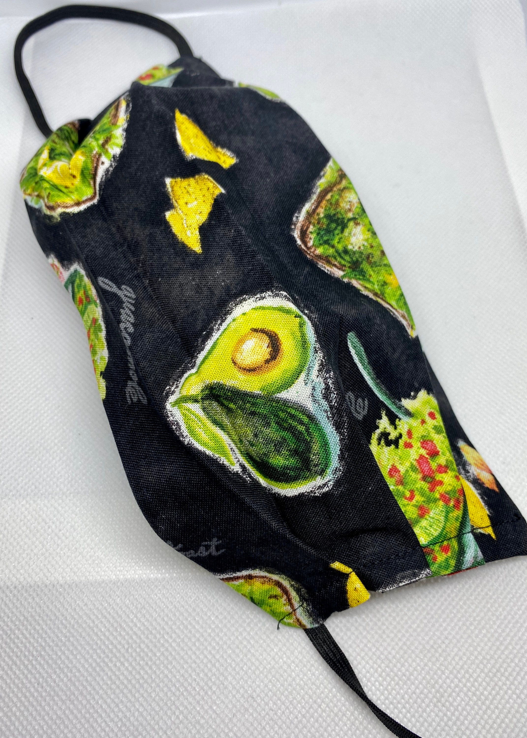 Avocado Face Mask Guacamole Mask Avocado Toast Mask Cotton | Etsy