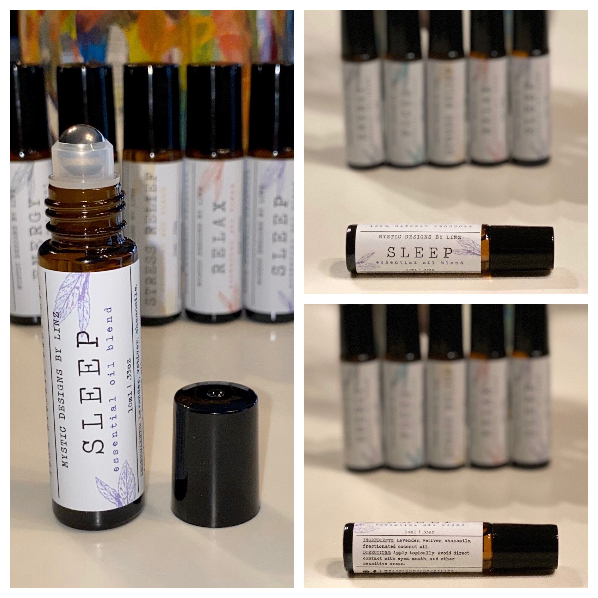 SLEEP Essential Oil Blend SLEEP Essential Oil Roller SLEEP | Etsy