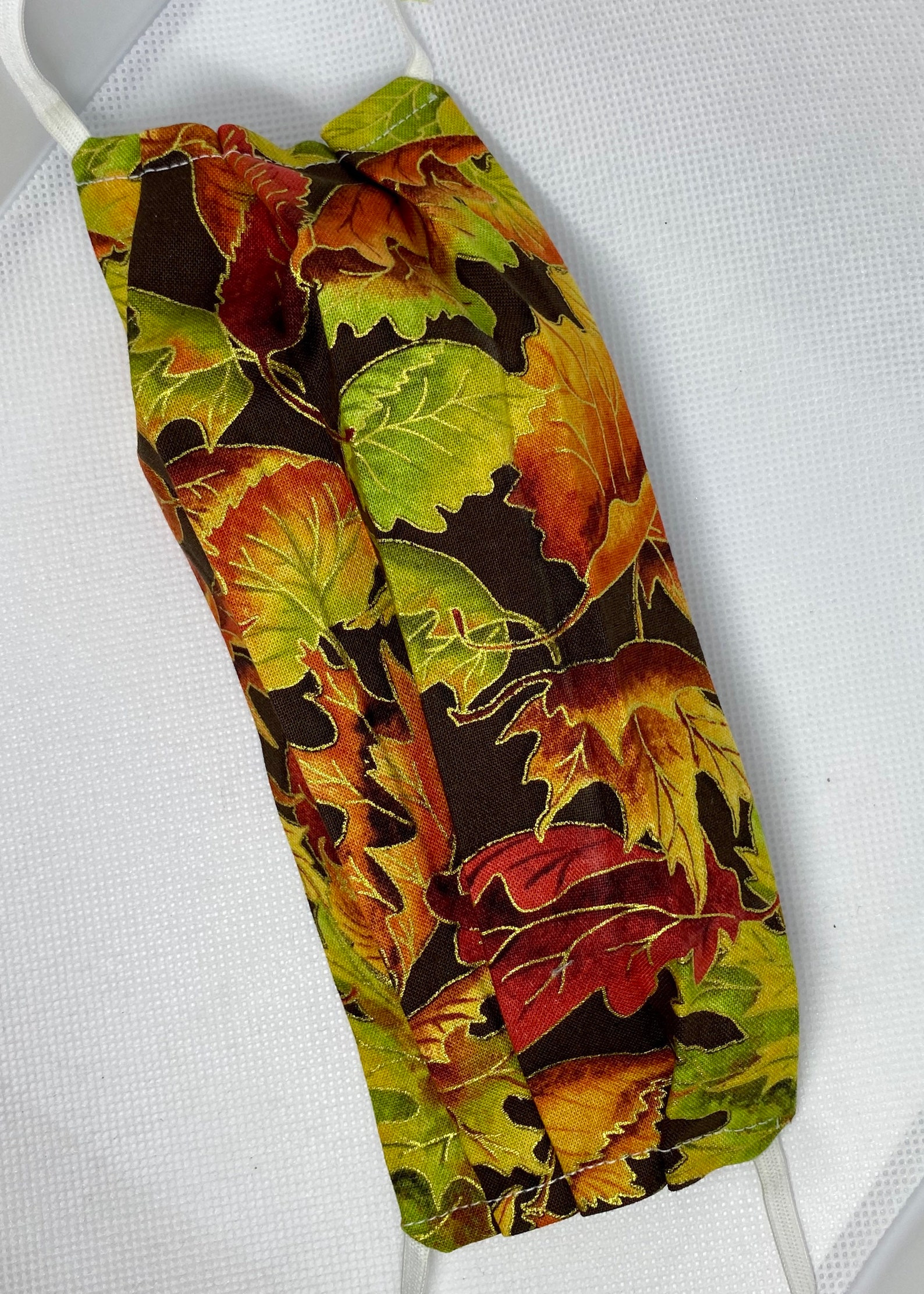 Autumn Face Mask, Fall Leaves Face Mask, Cotton Face Mask, Reusable ...