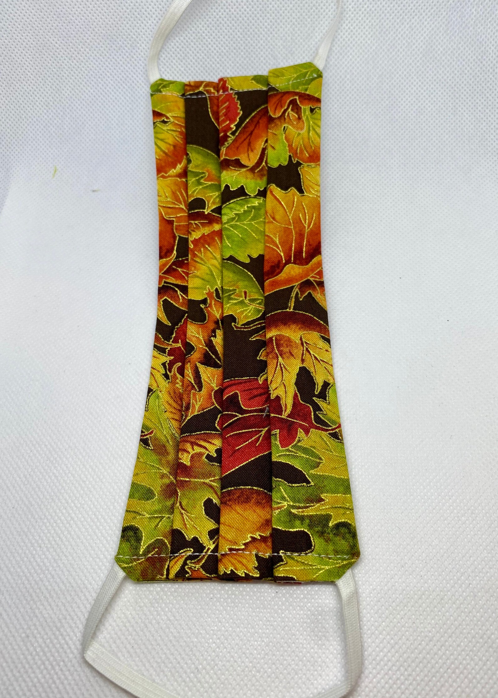 Autumn Face Mask, Fall Leaves Face Mask, Cotton Face Mask, Reusable ...