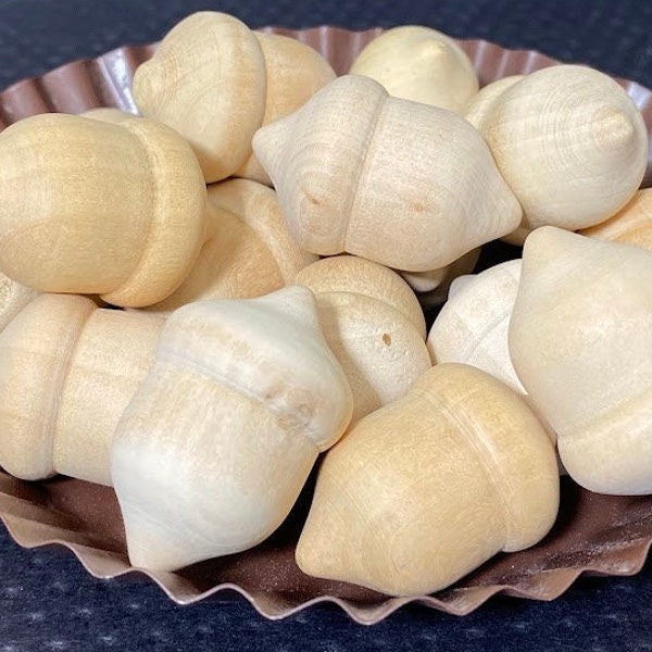 Wood Acorn - Etsy